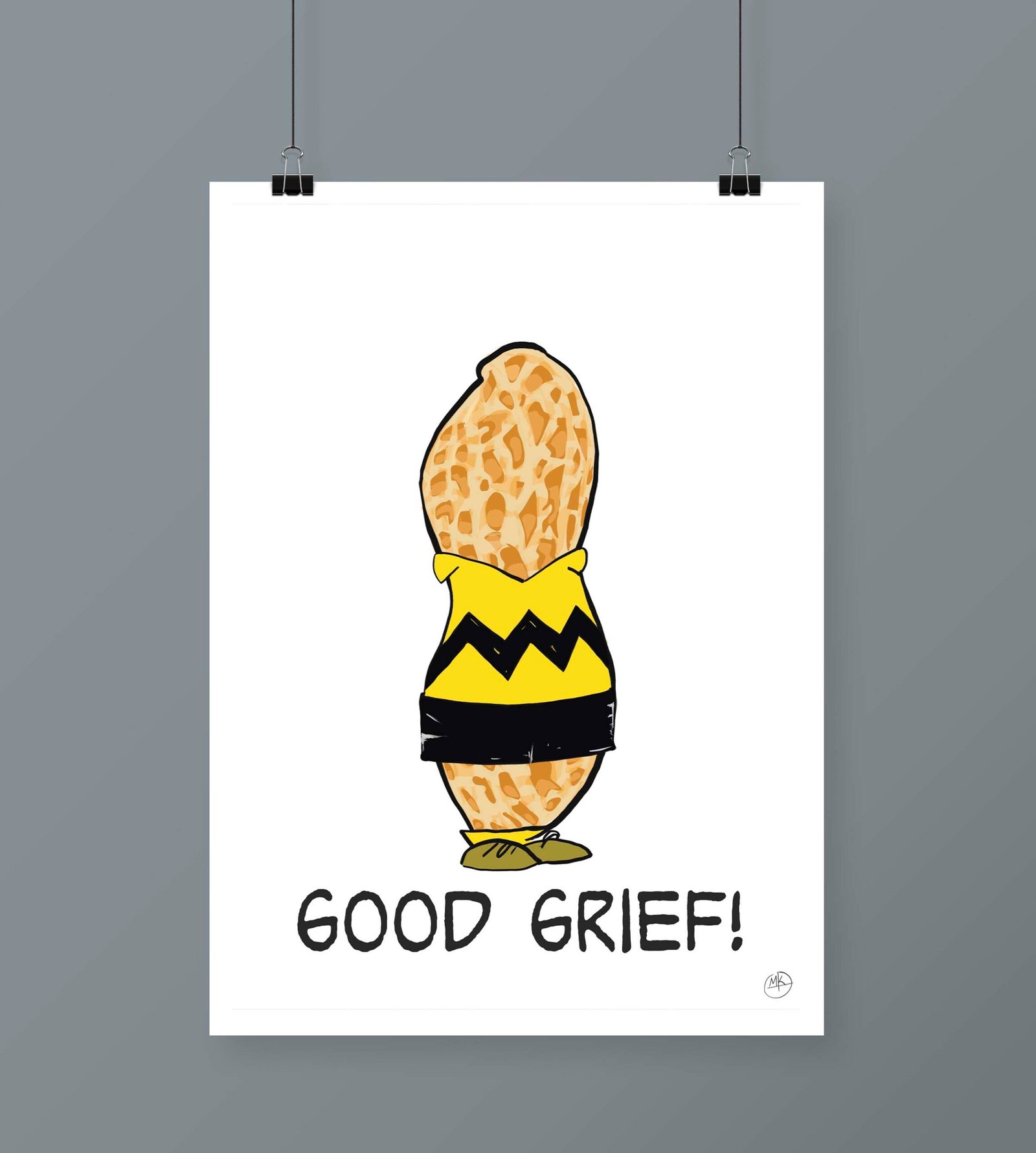 Good Grief Charlie Brown Peanuts Parody – Getart.co.za | Custom Banners ...